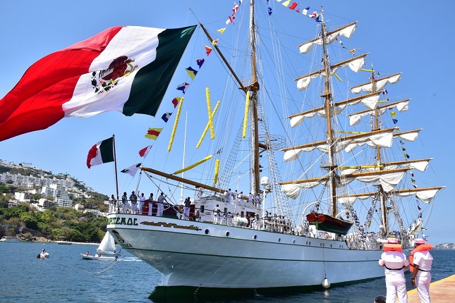 Zarpa el Buque Escuela Velero “Cuauhtémoc" para iniciar el Crucero de ...